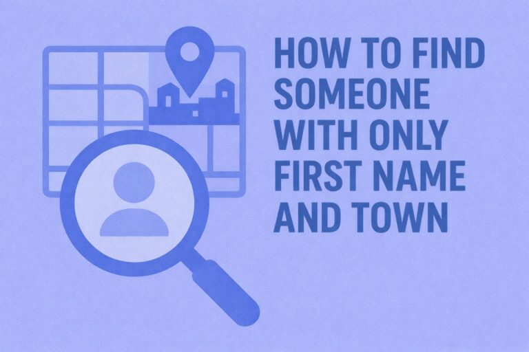 How to Find Someone With Only First Name and Town | X-Ray